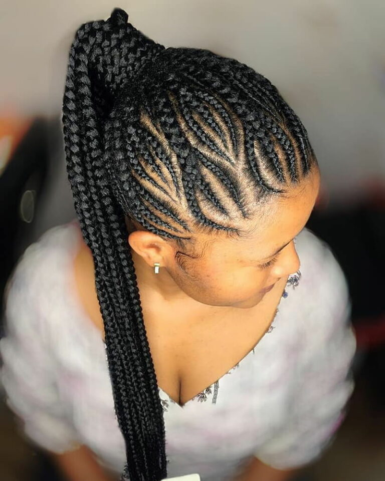 80+ Cornrow Ponytail Ideas: High, Low & Curly Styles - Curly Craze