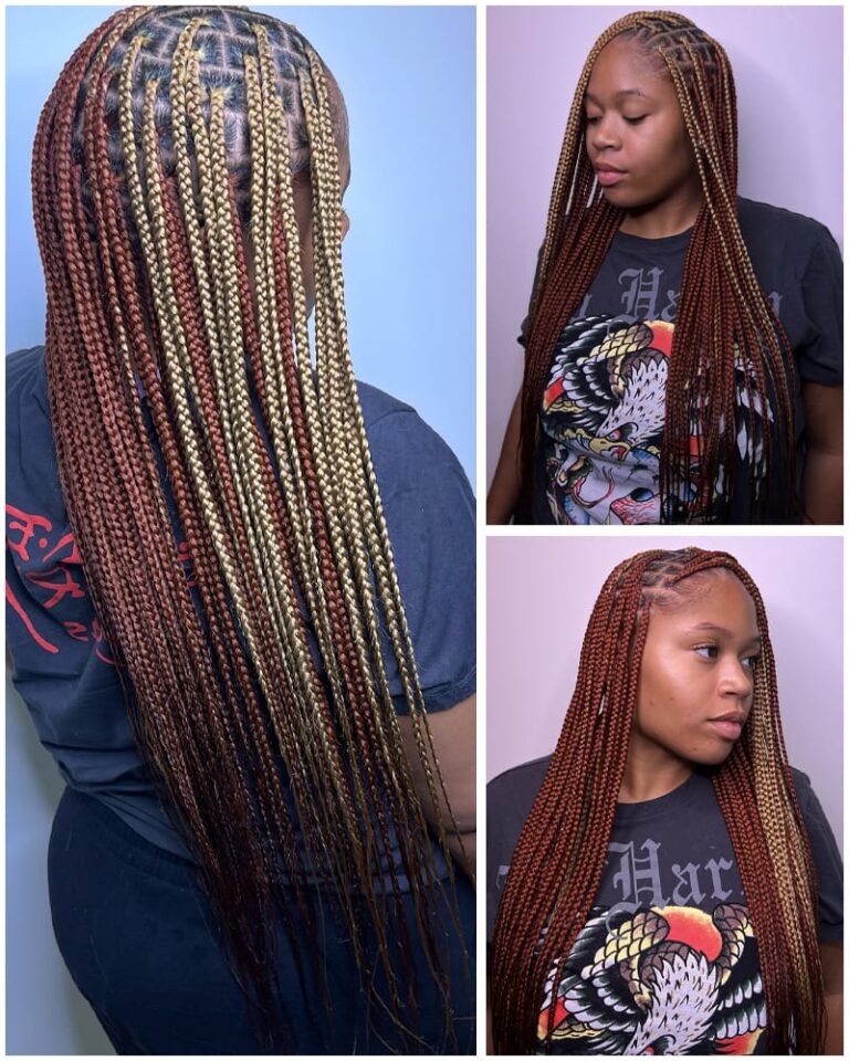 50+ Best Medium Knotless Braid Looks: Color, Length & Shape - Curly Craze