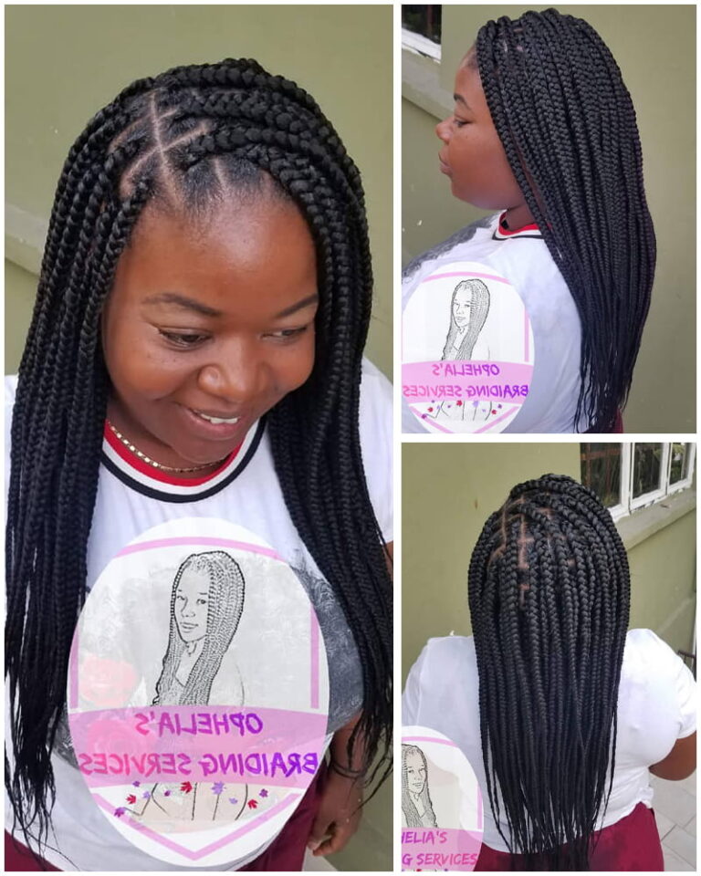 50+ Best Medium Knotless Braid Looks: Color, Length & Shape - Curly Craze